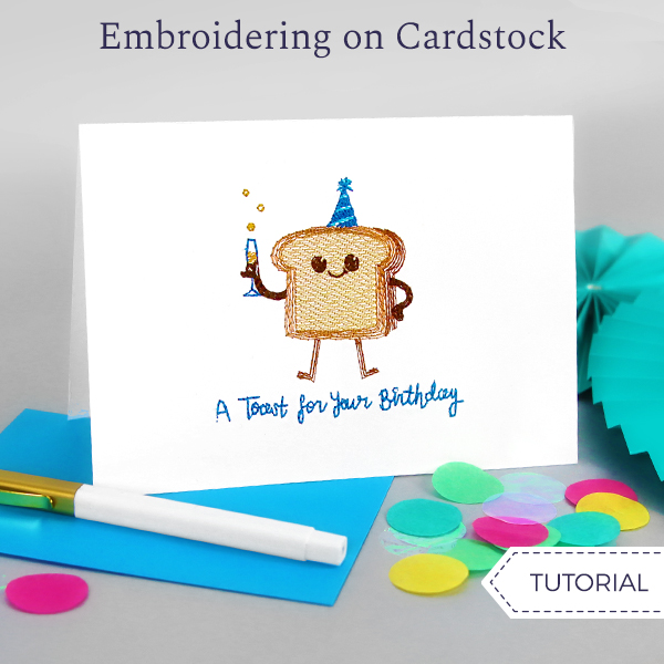 Embroidery on Cardstock | Machine Embroidery Designs | Urban Threads