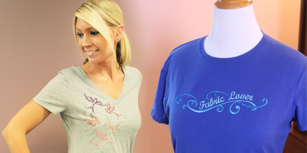 Fabrics 101: Embroidering on T-Shirts | Machine Embroidery Designs ...