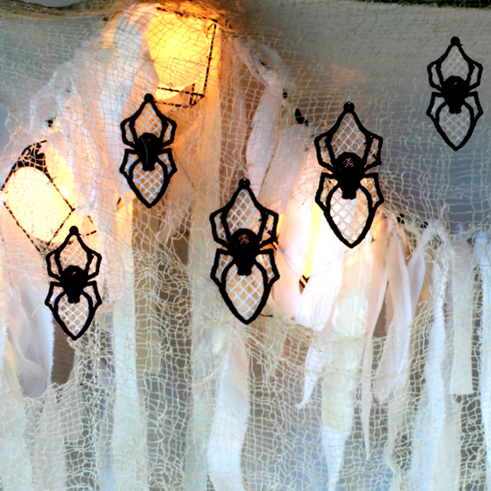 Spooky Lace Spiders | Machine Embroidery Designs | Urban Threads