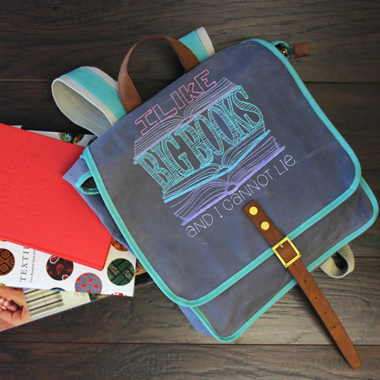 Like Big Books Messenger | Machine Embroidery Designs | Urban Threads