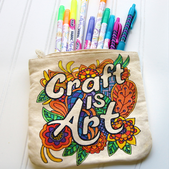 Coloring Craft Bag | Machine Embroidery Designs | Urban Threads
