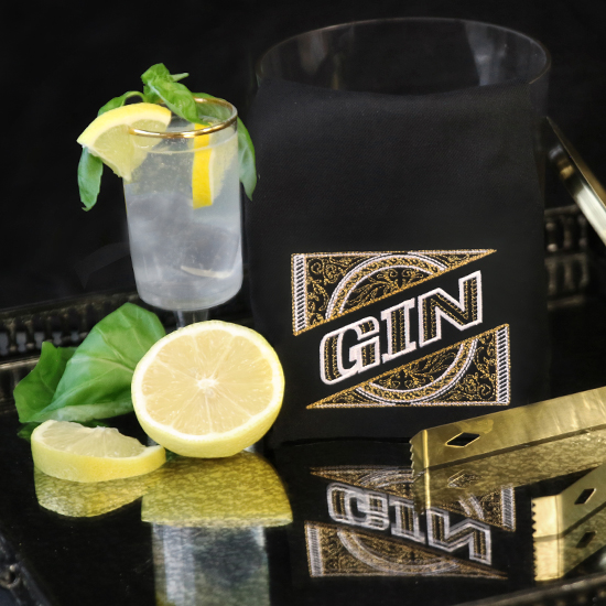 Gin Towel | Machine Embroidery Designs | Urban Threads