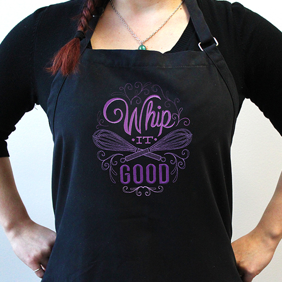 Whip It Apron | Machine Embroidery Designs | Urban Threads