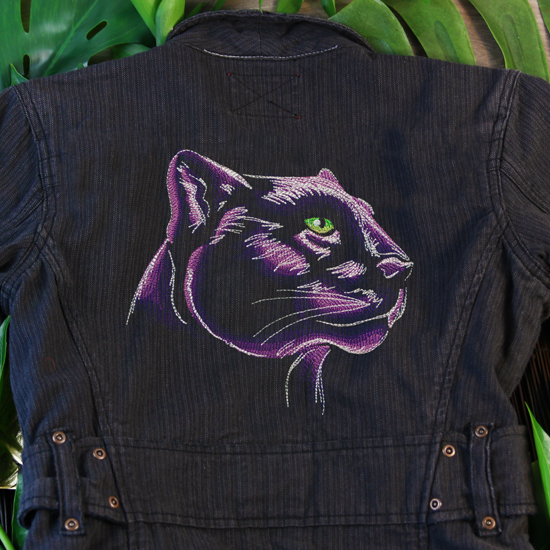 Fierce Jacketback | Machine Embroidery Designs | Urban Threads