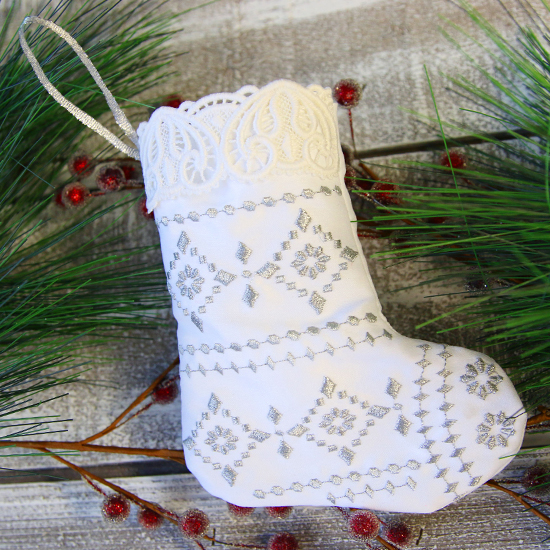 Festive In-the-Hoop Stocking | Machine Embroidery Designs | Urban Threads