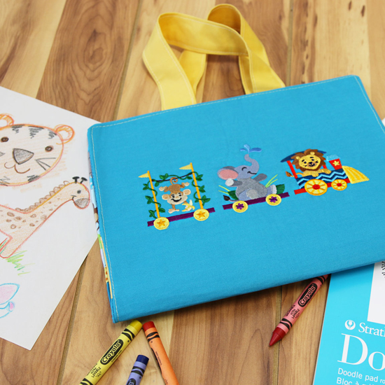 Circus Coloring Caddy | Machine Embroidery Designs | Embroidery Library