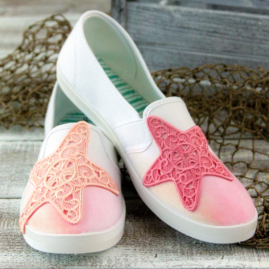 Nautical Shoe Accents | Machine Embroidery Designs | Embroidery Library