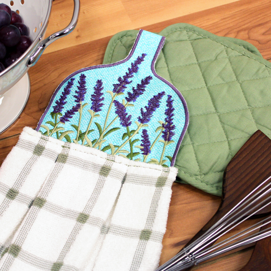 Rustic Lavendar Towel Topper | Machine Embroidery Designs | Embroidery ...