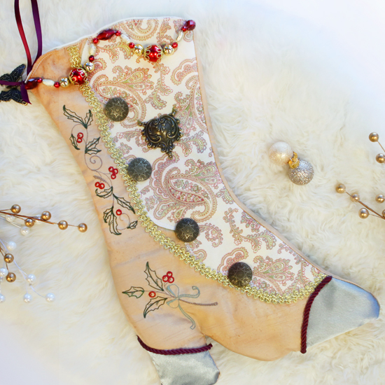 Victorian Stocking | Machine Embroidery Designs | Embroidery Library