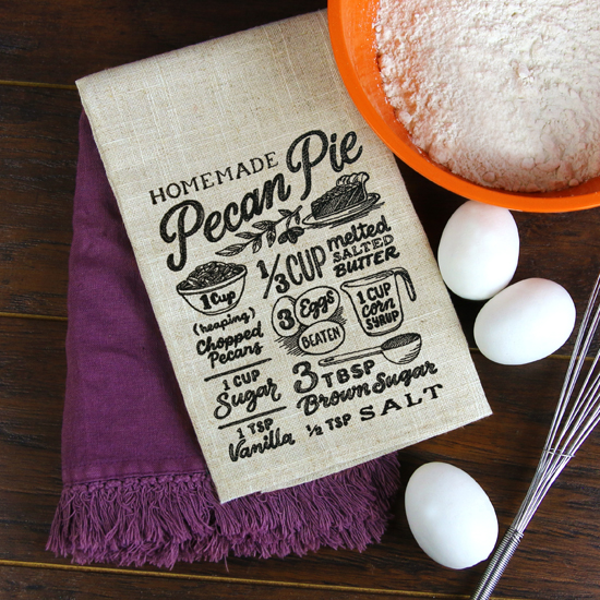 Pecan Pie Towel | Machine Embroidery Designs | Embroidery Library