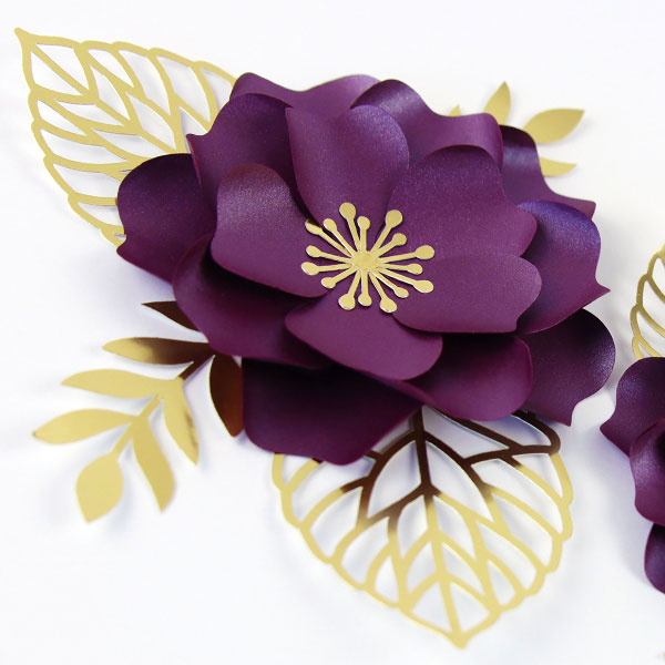 Dazzling Papercut 3D Flower | Cutting Machine & Laser Cutting | Craft ...