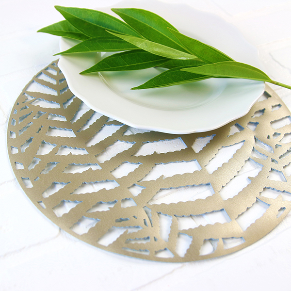 Fern Faux Leather Charger | Cutting Machine & Laser Cutting | Craft Genesis