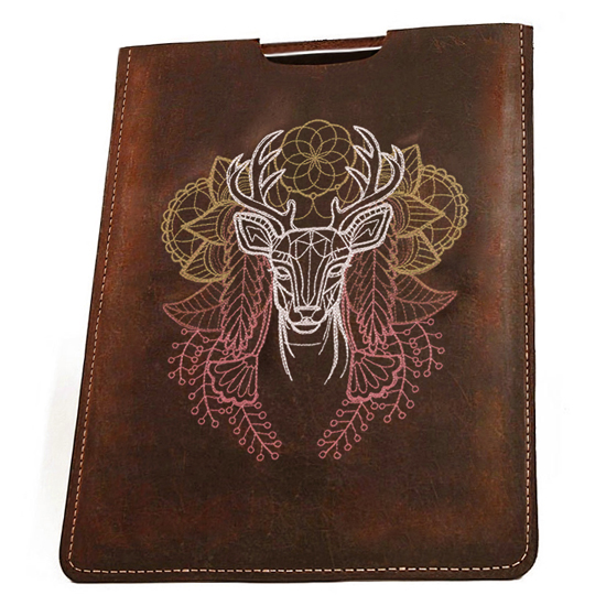 Modern Leather Tablet Case | Machine Embroidery Designs | Urban Threads