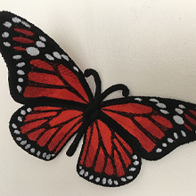 Free-Flying Monarch | Machine Embroidery Designs | Embroidery Library