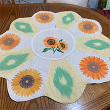 Sunflower Table Centerpiece | Machine Embroidery Designs | Embroidery ...