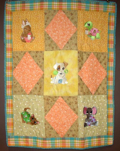 Serendipity Critter Quilt | Machine Embroidery Designs | Embroidery Library