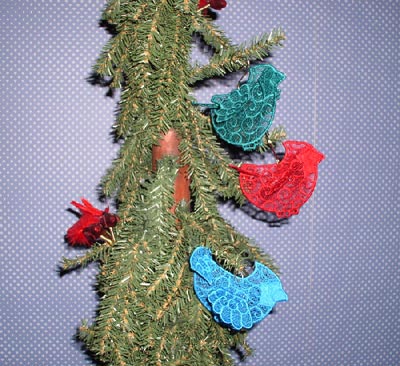 Festive Lace Flock | Machine Embroidery Designs | Embroidery Library