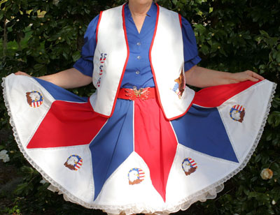 Patriotic Square Dancing | Machine Embroidery Designs | Embroidery Library
