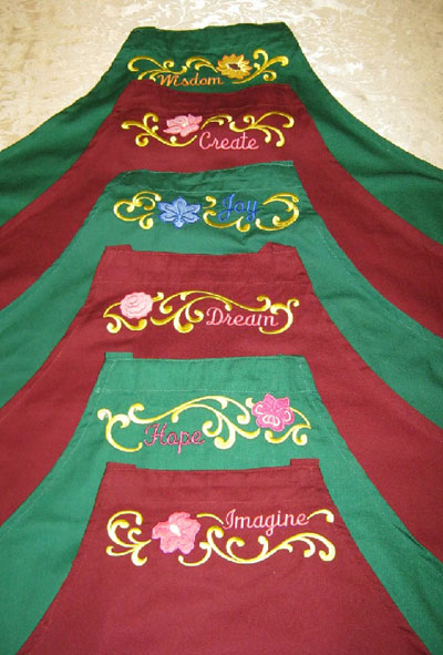 Church Server Aprons | Machine Embroidery Designs | Embroidery Library