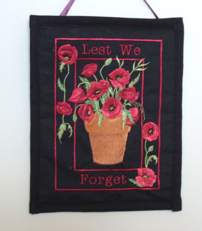 Remembrance and Memorial Day Banner | Machine Embroidery Designs ...