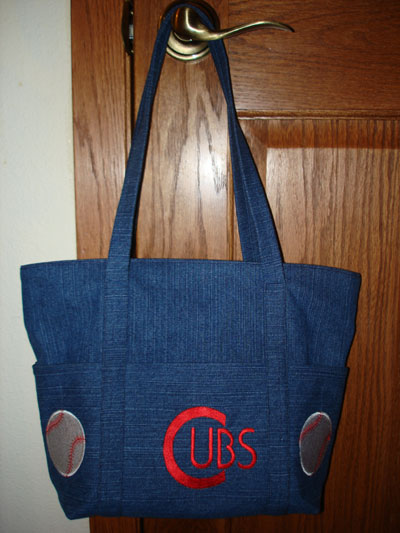 Baseball Fans Bag | Machine Embroidery Designs | Embroidery Library