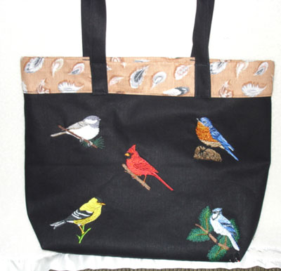 Beautiful Bird Bag | Machine Embroidery Designs | Embroidery Library