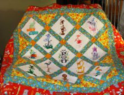 Stacks of Fun Baby Quilt | Machine Embroidery Designs | Embroidery Library