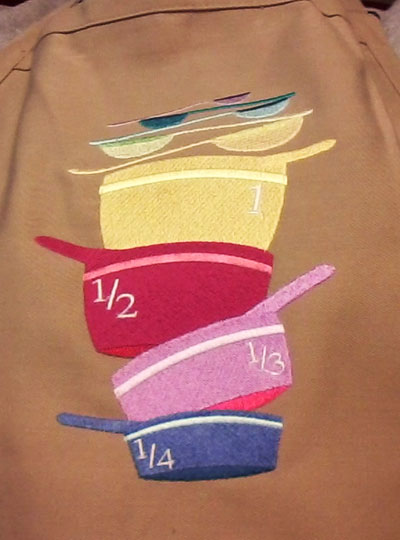 Measuring Stack Apron | Machine Embroidery Designs | Embroidery Library