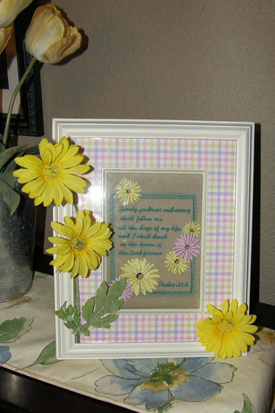 Surely Goodness and Mercy | Machine Embroidery Designs | Embroidery Library