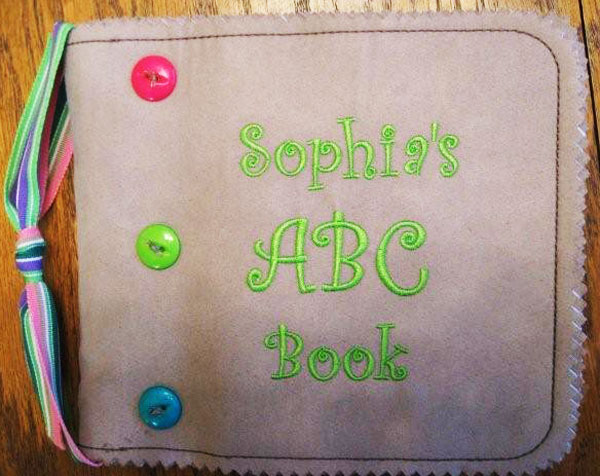 Alphabet Book | Machine Embroidery Designs | Embroidery Library
