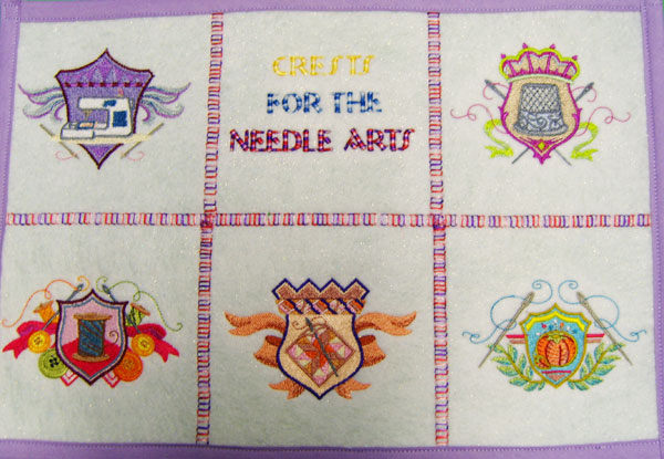 Crests for Needle Arts | Machine Embroidery Designs | Embroidery Library