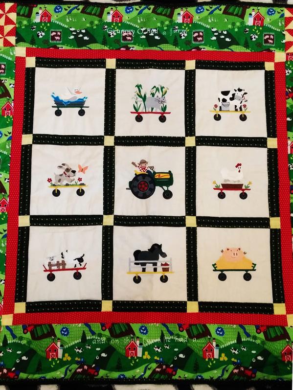 Tractor Pull Quilt | Machine Embroidery Designs | Embroidery Library