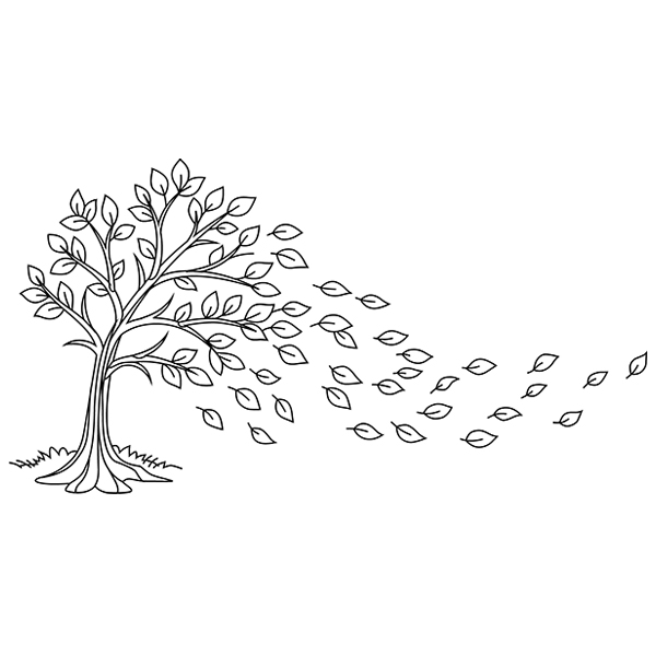 Breezy Autumn Tree [SVG, DXF] | Cutting Machine & Laser Cutting Designs ...