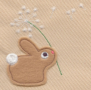 Little Wish Bunny (Applique)