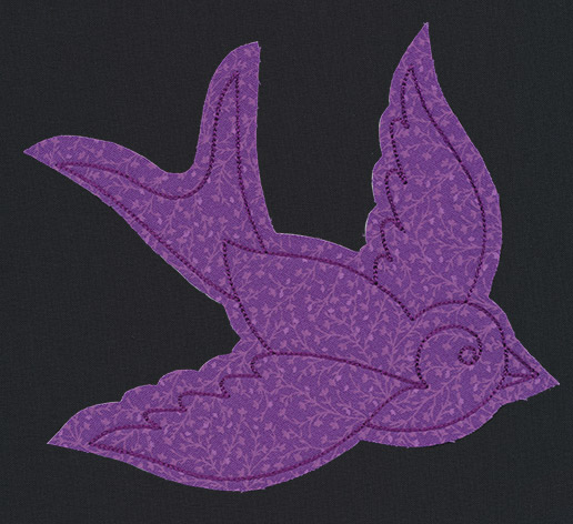 Flash Stitch - Swallow (Applique)