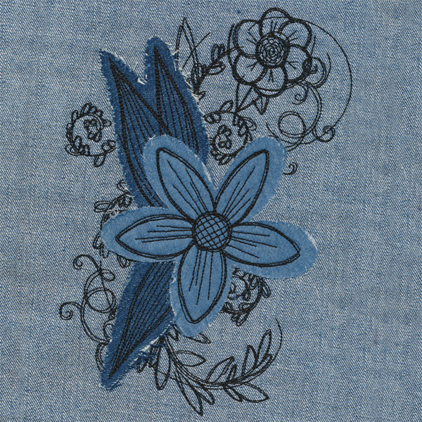 Layered Blooms (Applique)