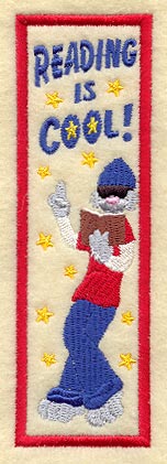 Reading is Cool! Bookmark (In-the-Hoop)
