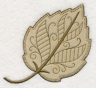 Autumn Birch Leaf (Heirloom Applique)