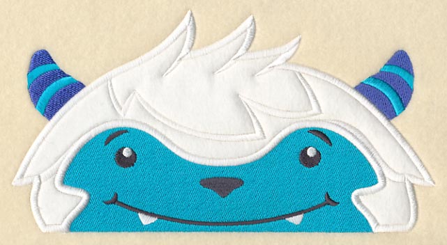 Peeking Yeti (Applique)