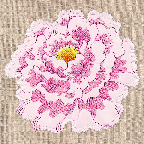 Pretty Peony (Heirloom Applique)