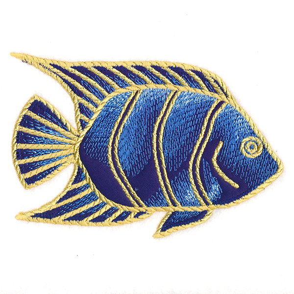 Seaside Treasures - Angelfish (Applique)