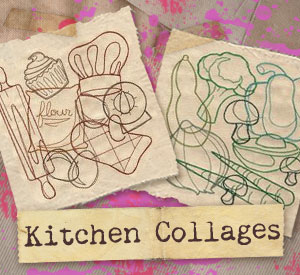 Kitchen Collages (Design Pack)