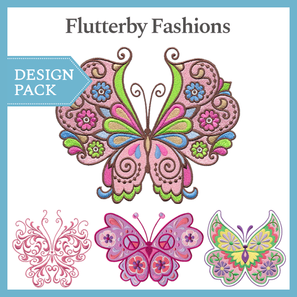 A Flutterby Fashions Design Pack - Sm