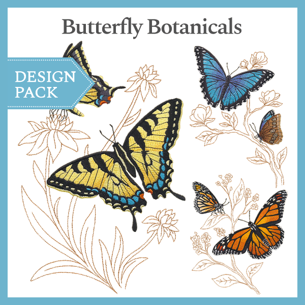 A Butterfly Botanicals Design Pack