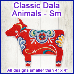 A Classic Dala Animals Design Pack - Sm