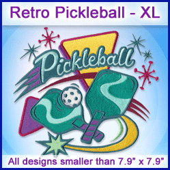 A Retro Pickleball Design Pack - XL