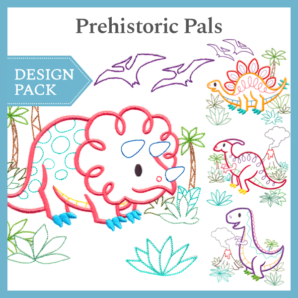 A Prehistoric Pals Design Pack - Md