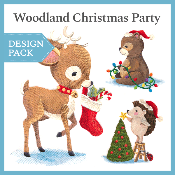 A Woodland Christmas Party Design Pack - Md