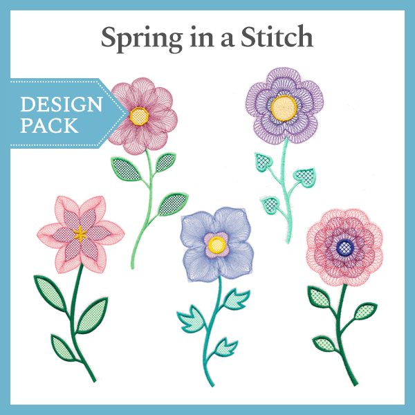 A Spring in a Stitch Design Pack - XXL