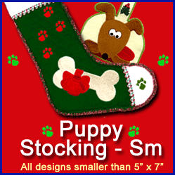 A Puppy Stocking Set Design Pack - Sm